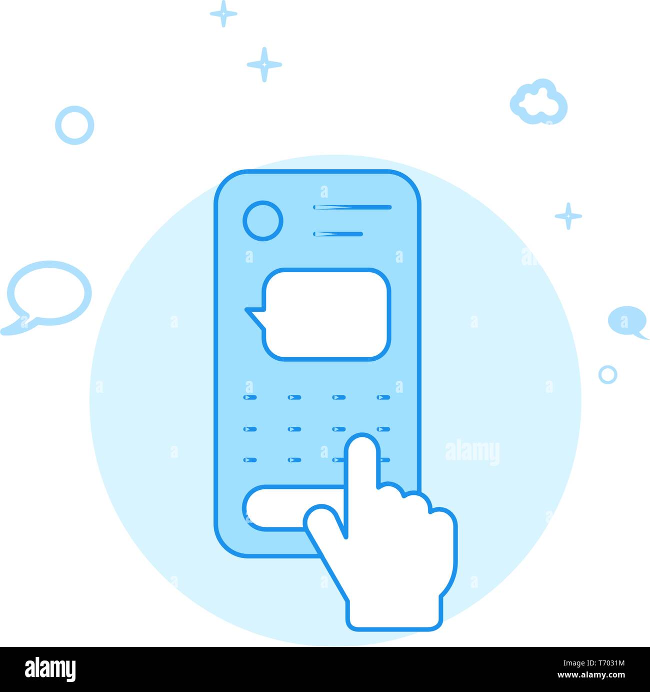 Typing speaking Stock Vector Images - Alamy