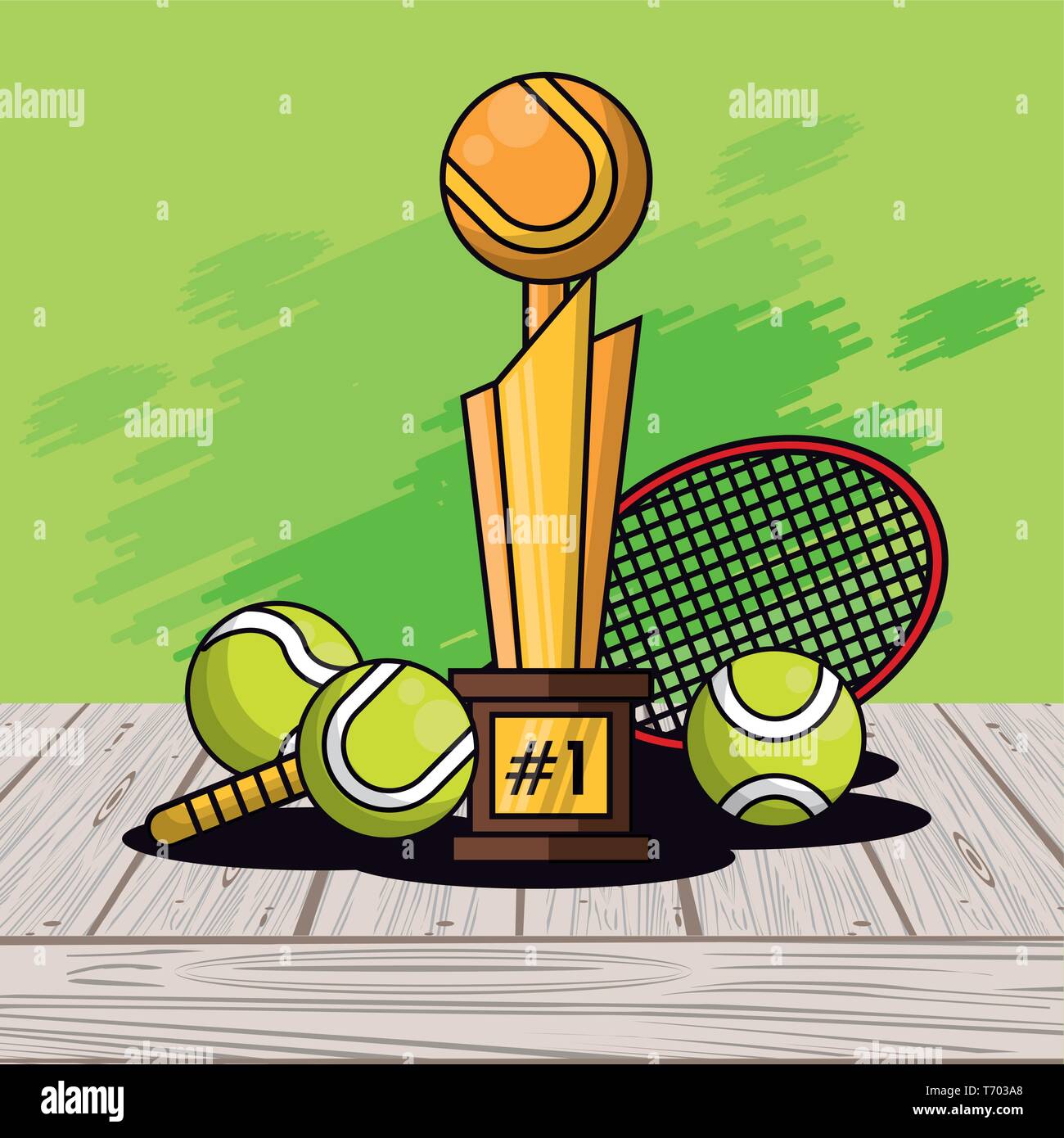 Sports balls equipment trophy card splash background Stock Vector Image ...