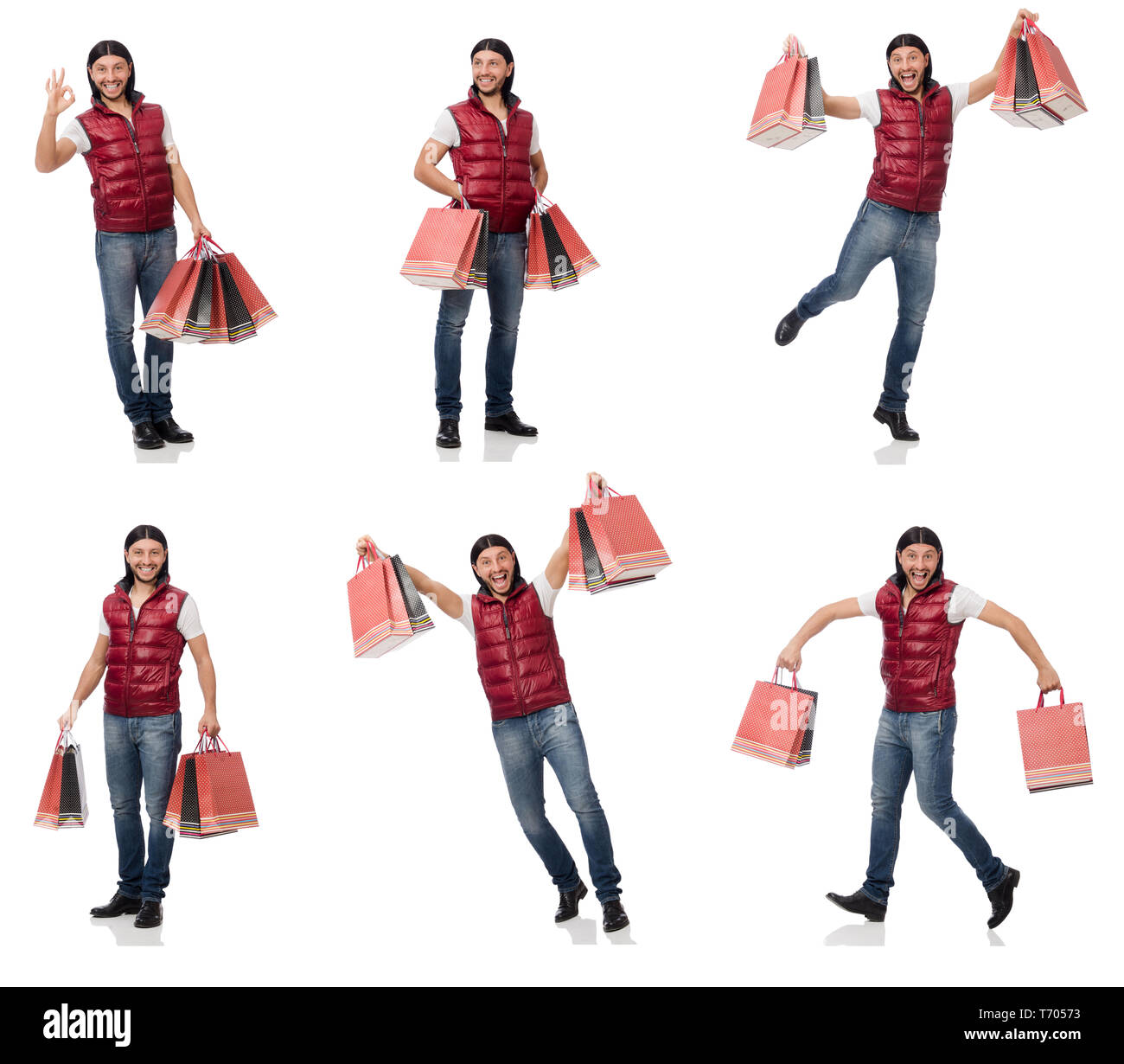 Overweight male shopping hi-res stock photography and images - Alamy