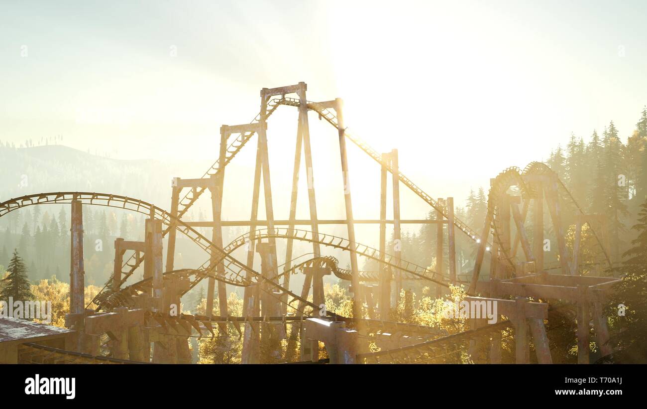 Old Roller Coaster High Resolution Stock Photography and Images - Alamy