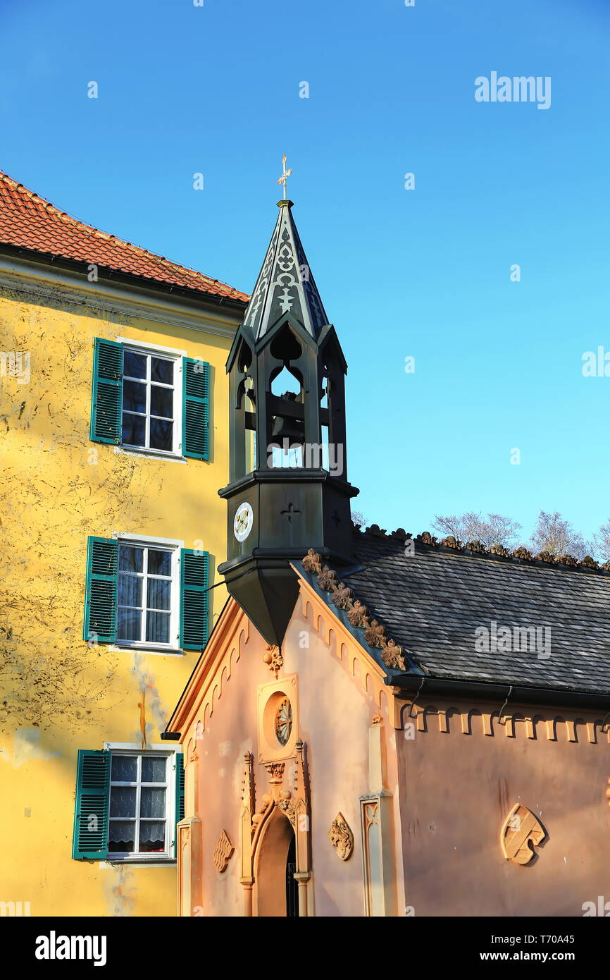 Sisi Castle is a castle in Bavaria Stock Photo - Alamy
