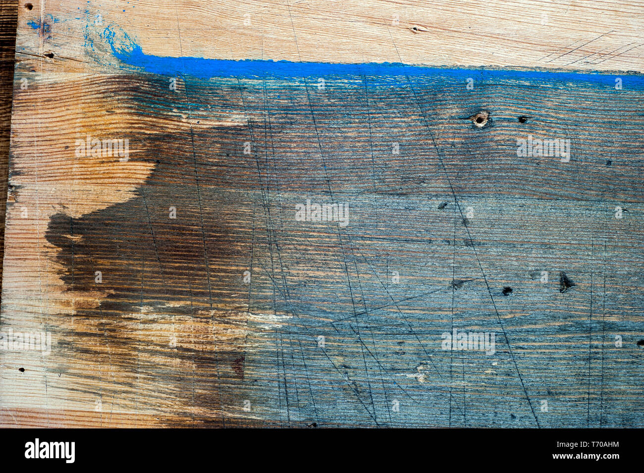 Painted wood board texture with grunge pattern Stock Photo - Alamy