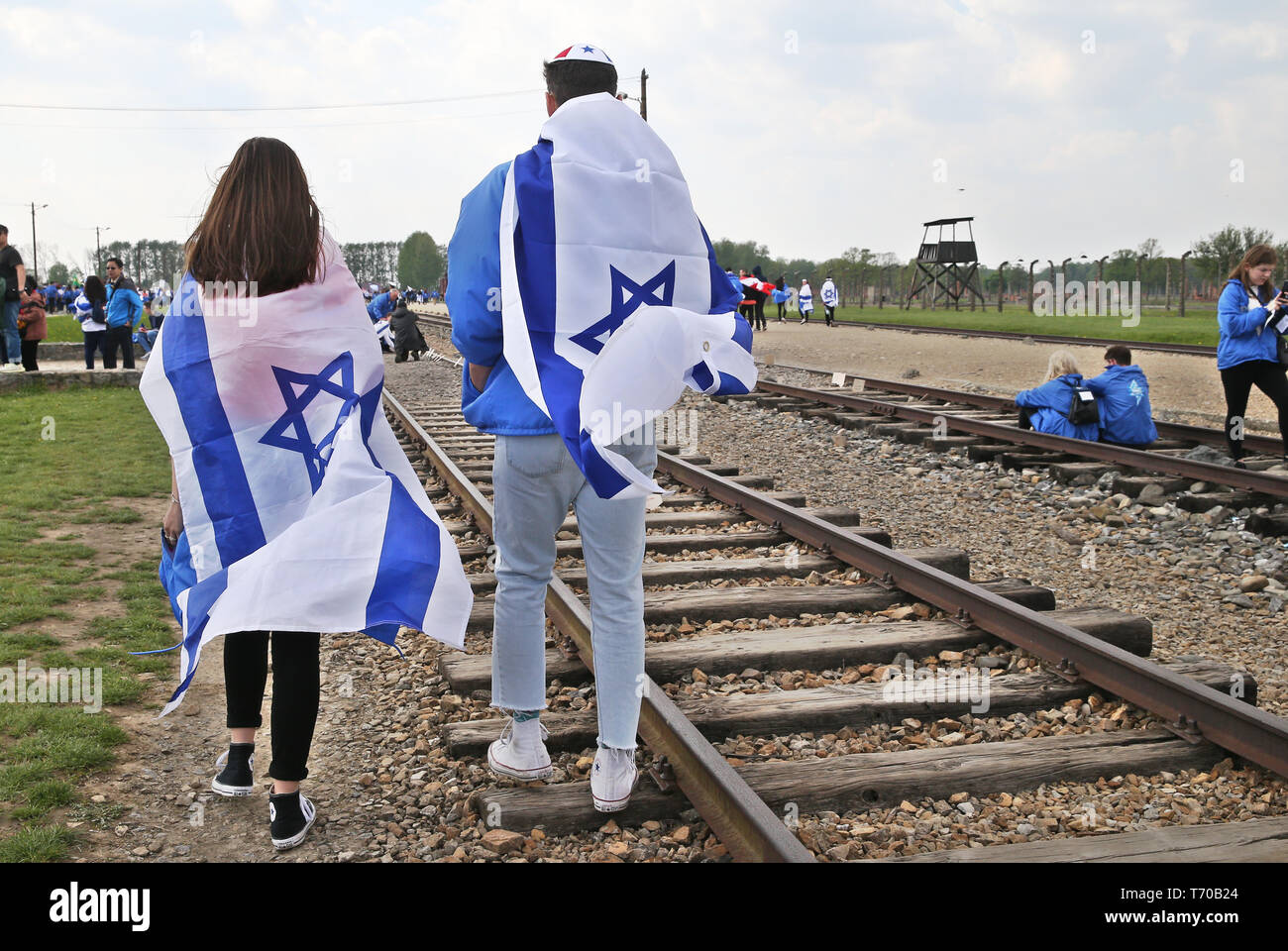 Former nazi german auschwitz i concentration camp hi-res stock ...