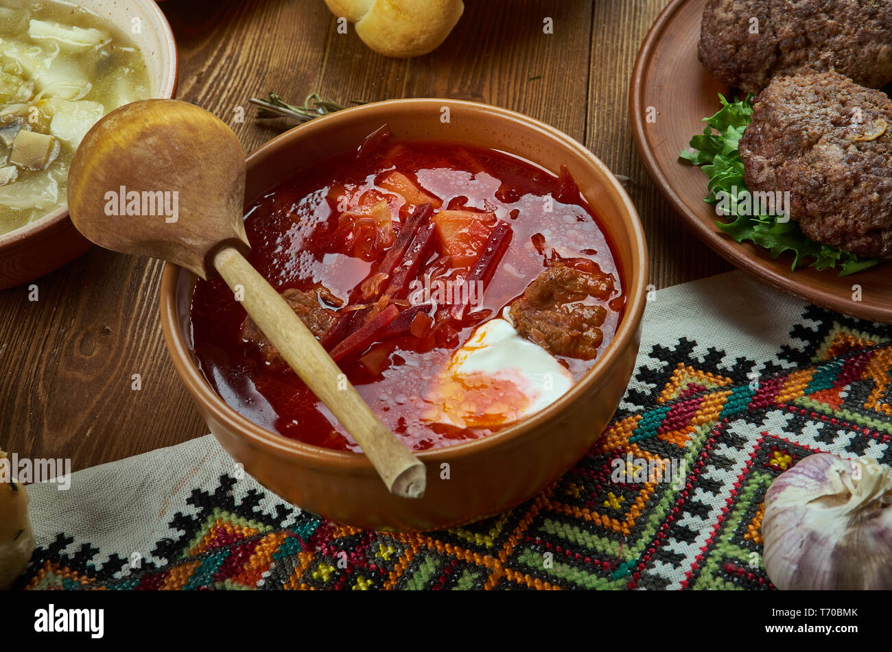 Vegetable borscht set hi-res stock photography and images - Alamy