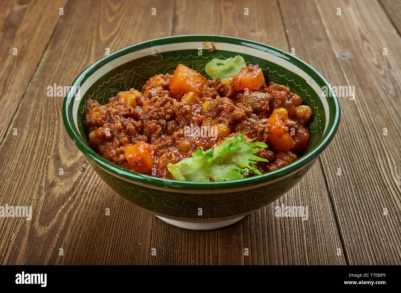 Moroccan Lamb Chili Stock Photo - Alamy