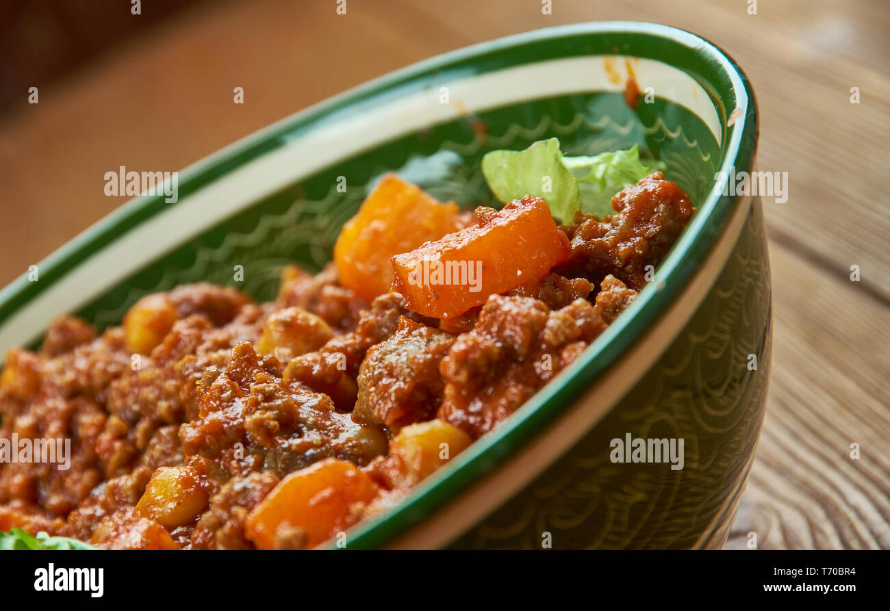 Moroccan Lamb Chili Stock Photo - Alamy