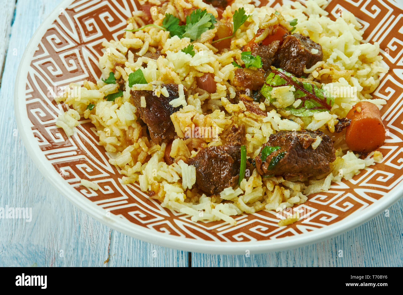 Gosht Motia Pulao Stock Photo - Alamy
