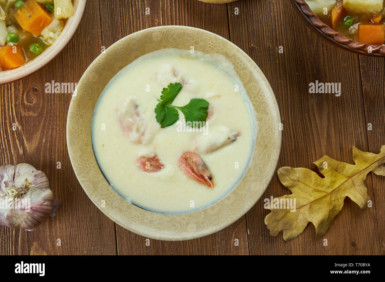 Irish Seafood Chowder Stock Photo - Alamy