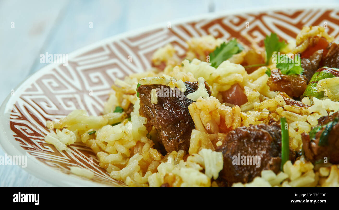 Gosht Motia Pulao Stock Photo - Alamy