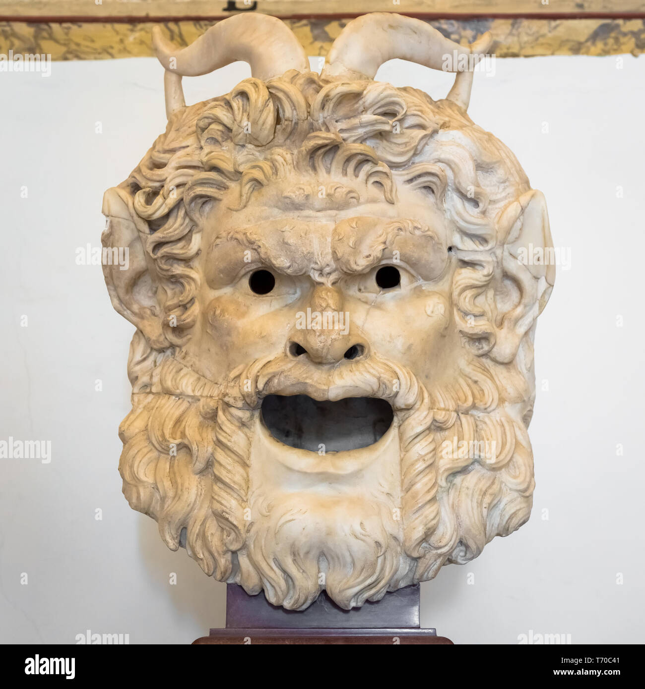 Gothic Satan Head Stock Photo - Alamy