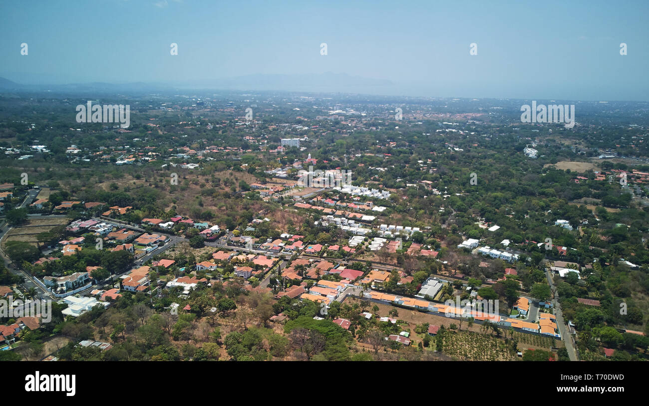 Cityscape of managua town in Nicaragua central america Stock Photo - Alamy