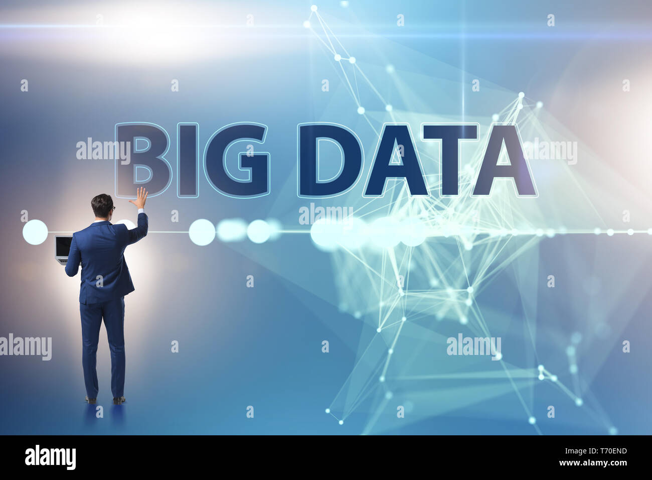 Big data concept with data mining analyst Stock Photo - Alamy