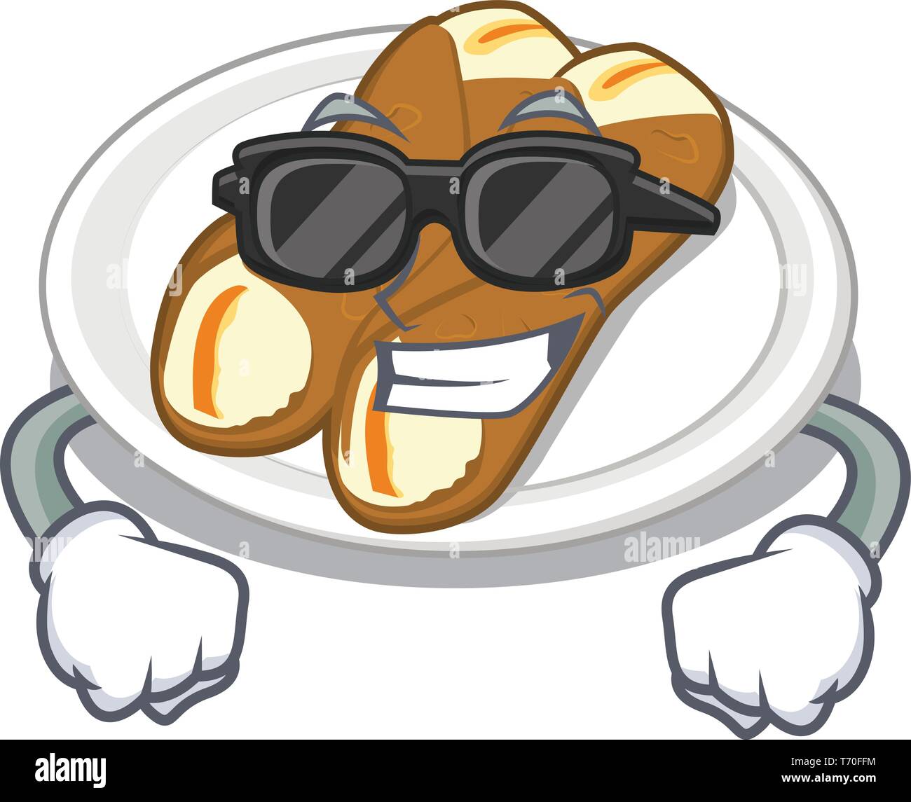 Super cool cannoli in the a cartoon jar Stock Vector Image & Art - Alamy