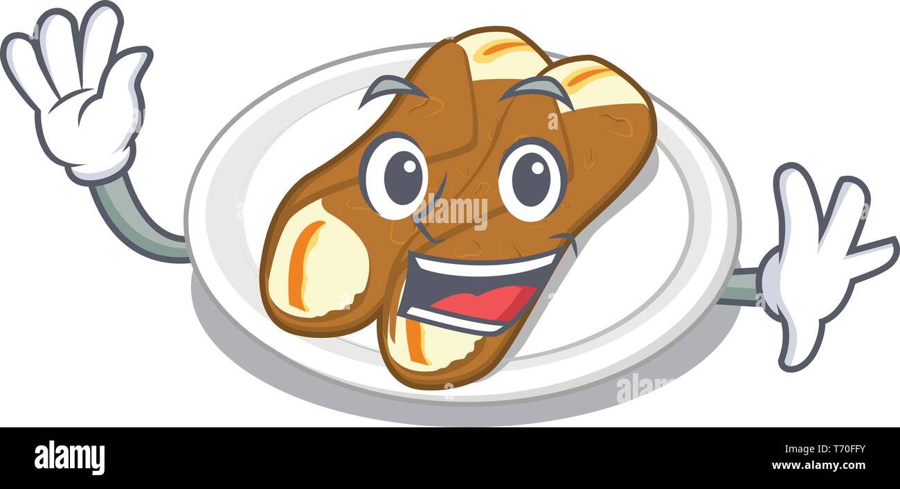 Waving cannoli in the a cartoon jar Stock Vector Image & Art - Alamy