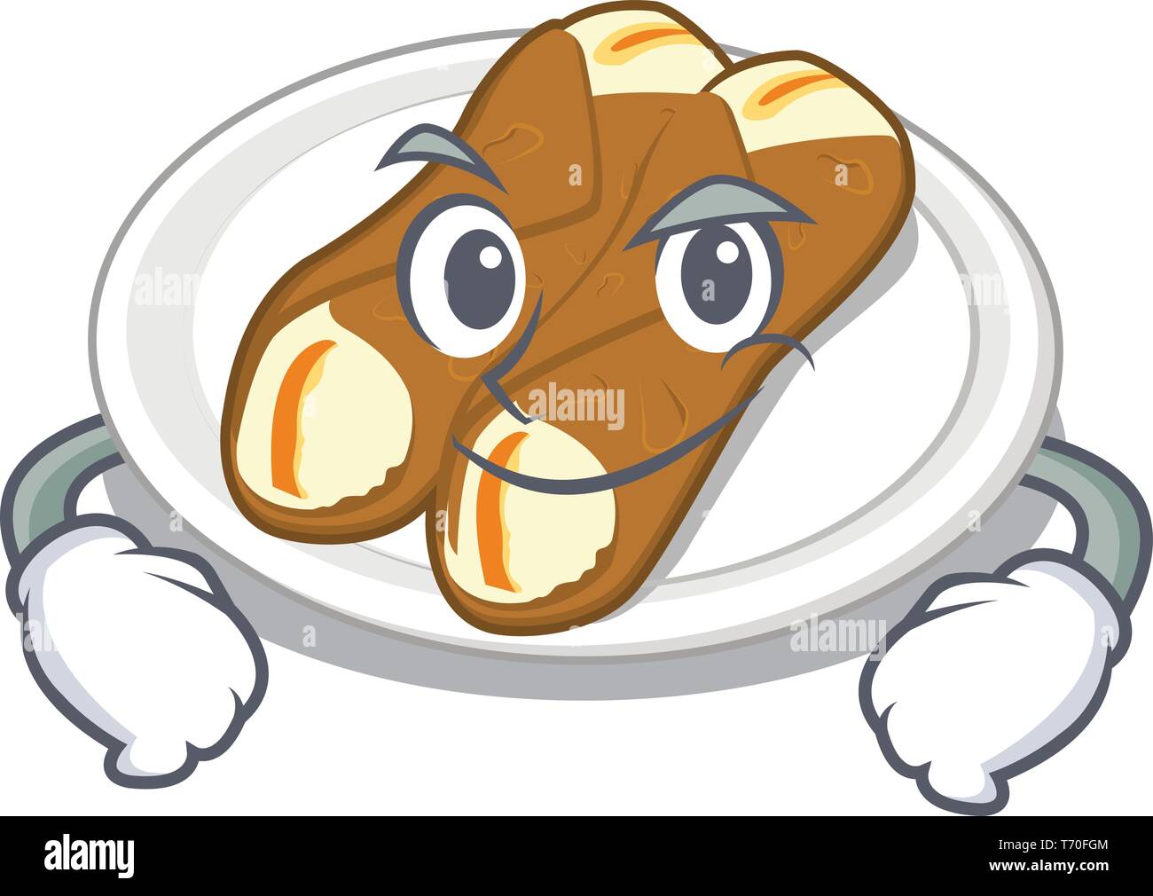Cannoli sicily Stock Vector Images - Alamy