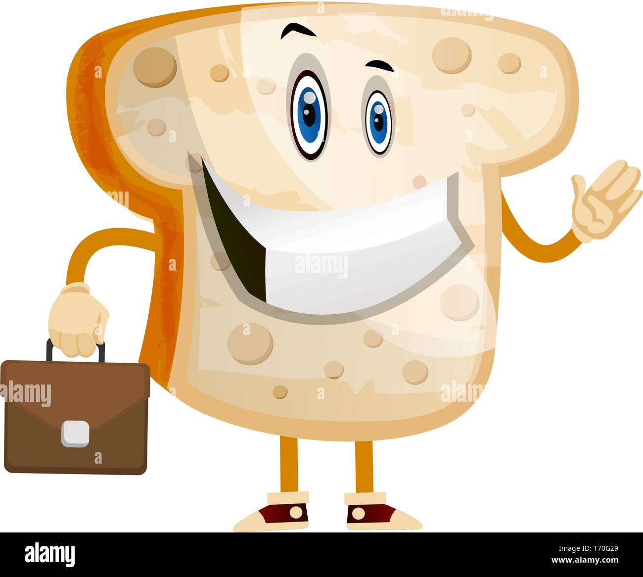 Business Toast illustration vector on white background Stock Vector ...