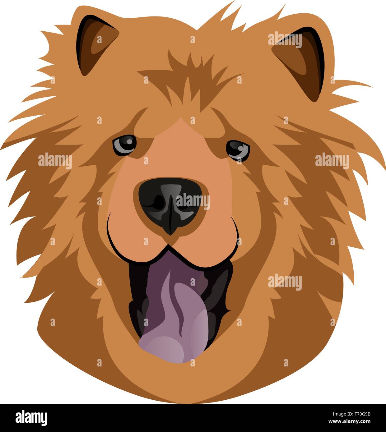 Chow vector vectors hi-res stock photography and images - Alamy