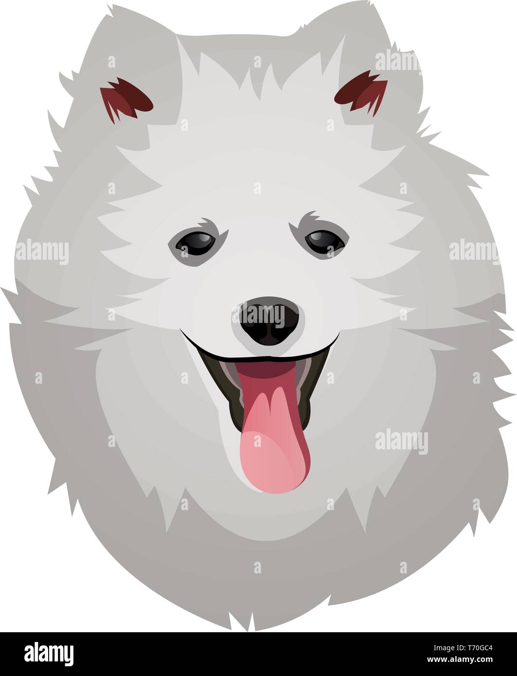 Pomeranian dog cartoon illustration hi-res stock photography and images ...