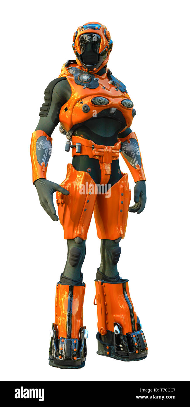 Orange Space Suit Astronaut High Resolution Stock Photography and ...