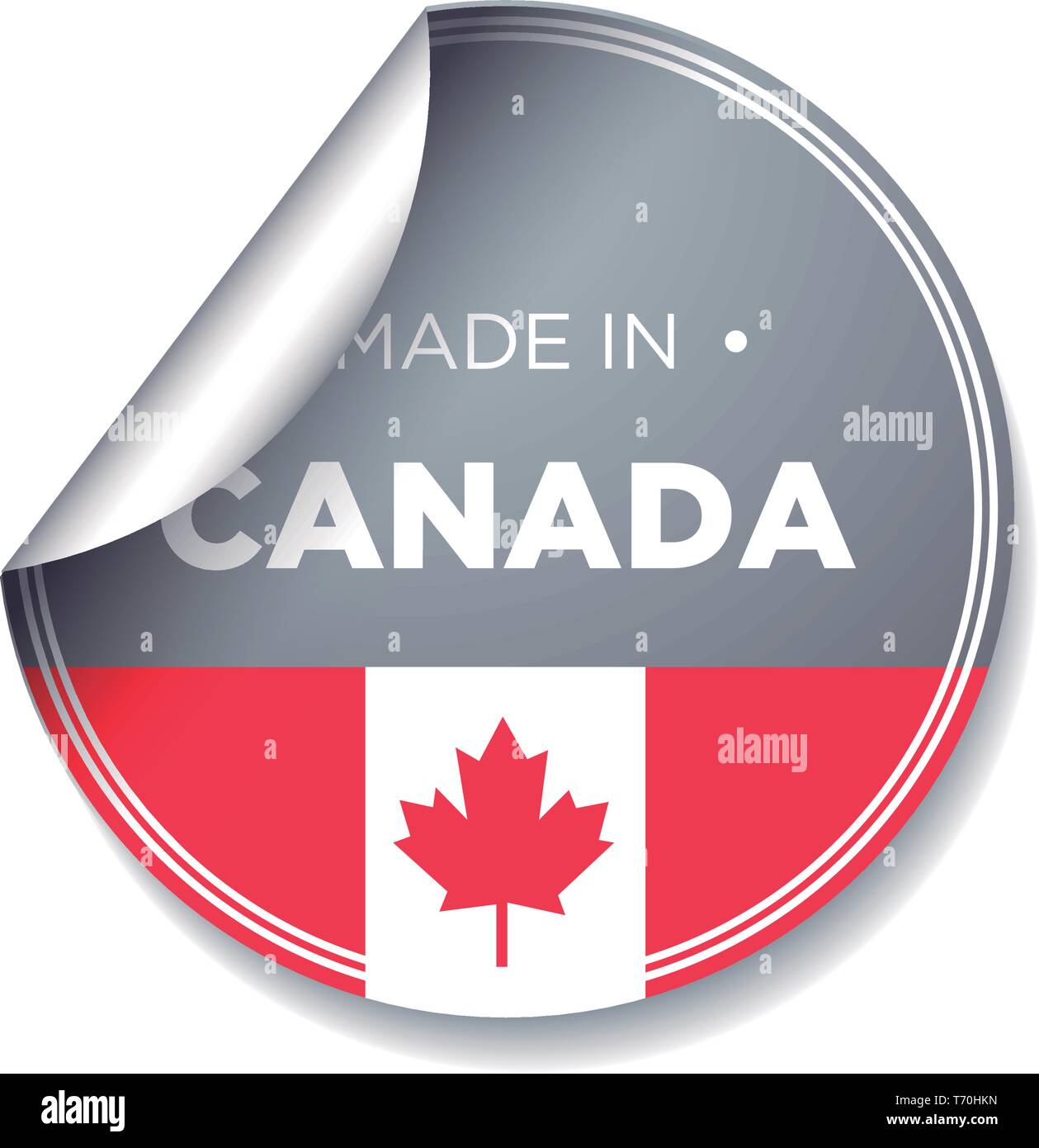 MADE IN CANADA Stock Vector Image & Art - Alamy