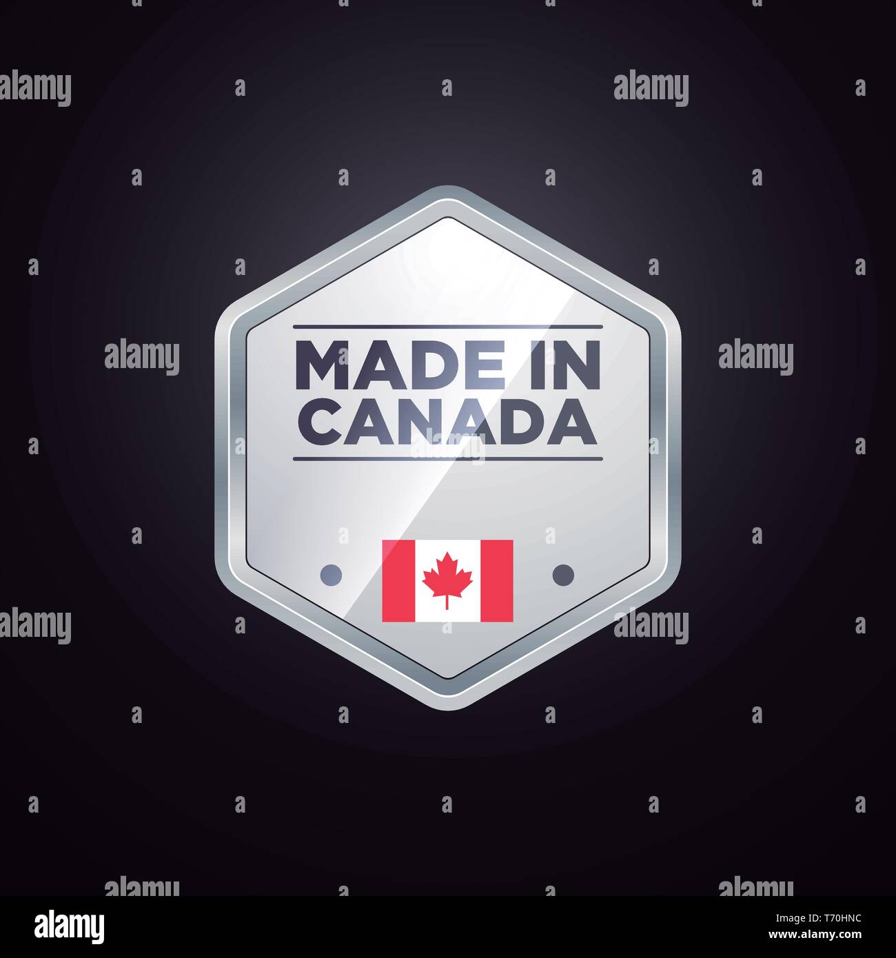 MADE IN CANADA Stock Vector Image & Art - Alamy