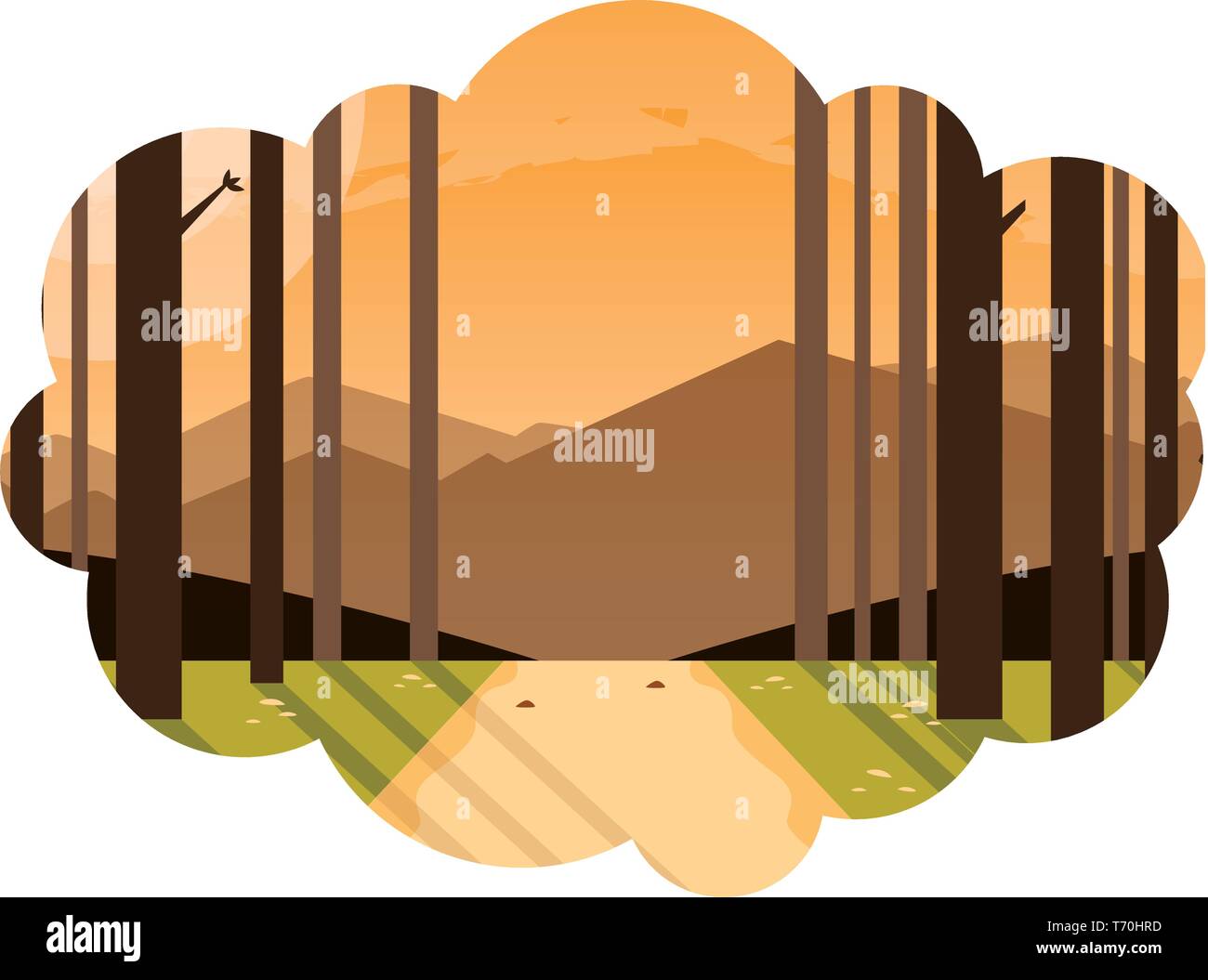 Rainforest road Stock Vector Images - Alamy