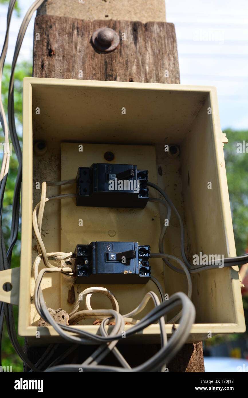 Old Electricity Meter Box High Resolution Stock Photography and Images ...