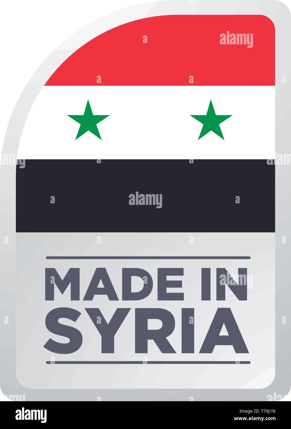 MADE IN SYRIA Stock Vector Image & Art - Alamy