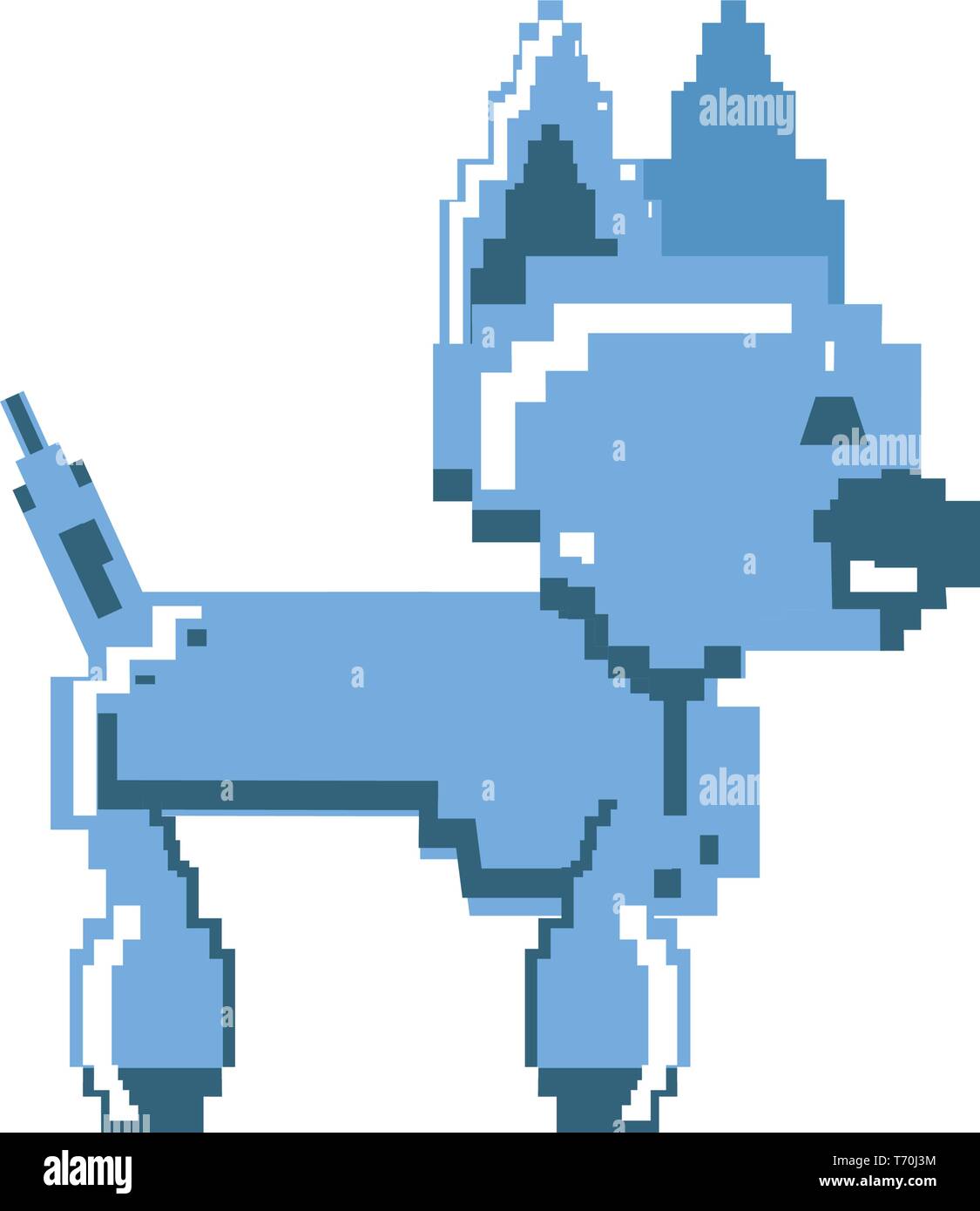 Pixel automation Stock Vector Images - Alamy