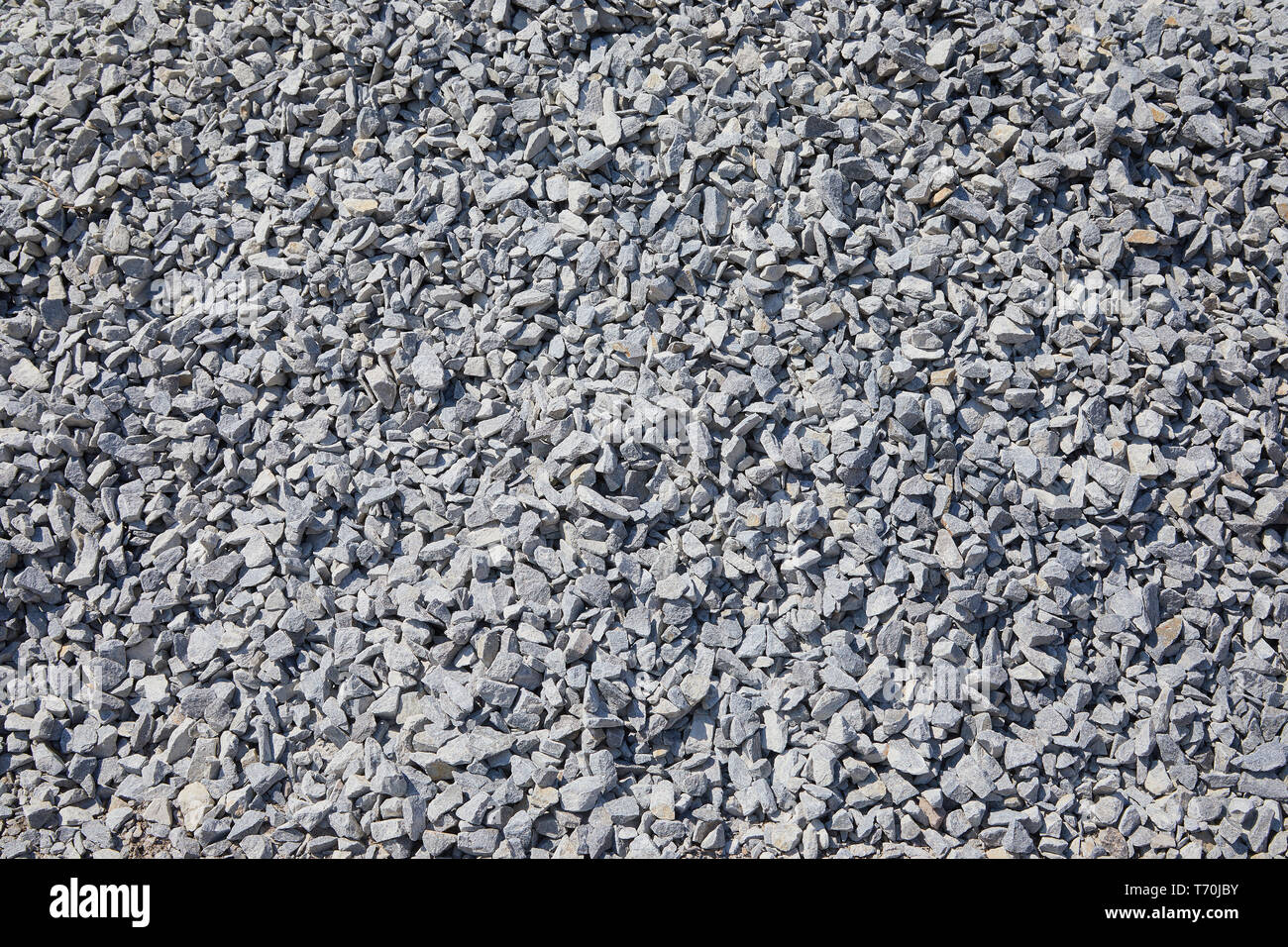 Background and texture of gray granite rubble. Breakstone, rubble ...