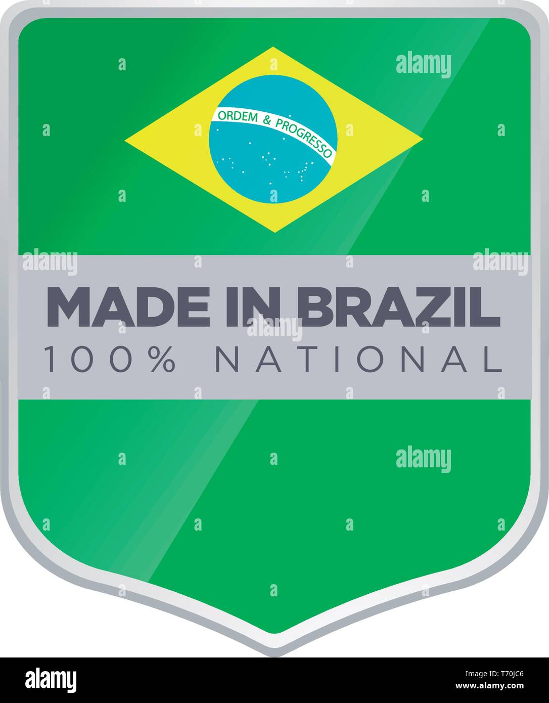 Brazil badge Stock Vector Images - Alamy