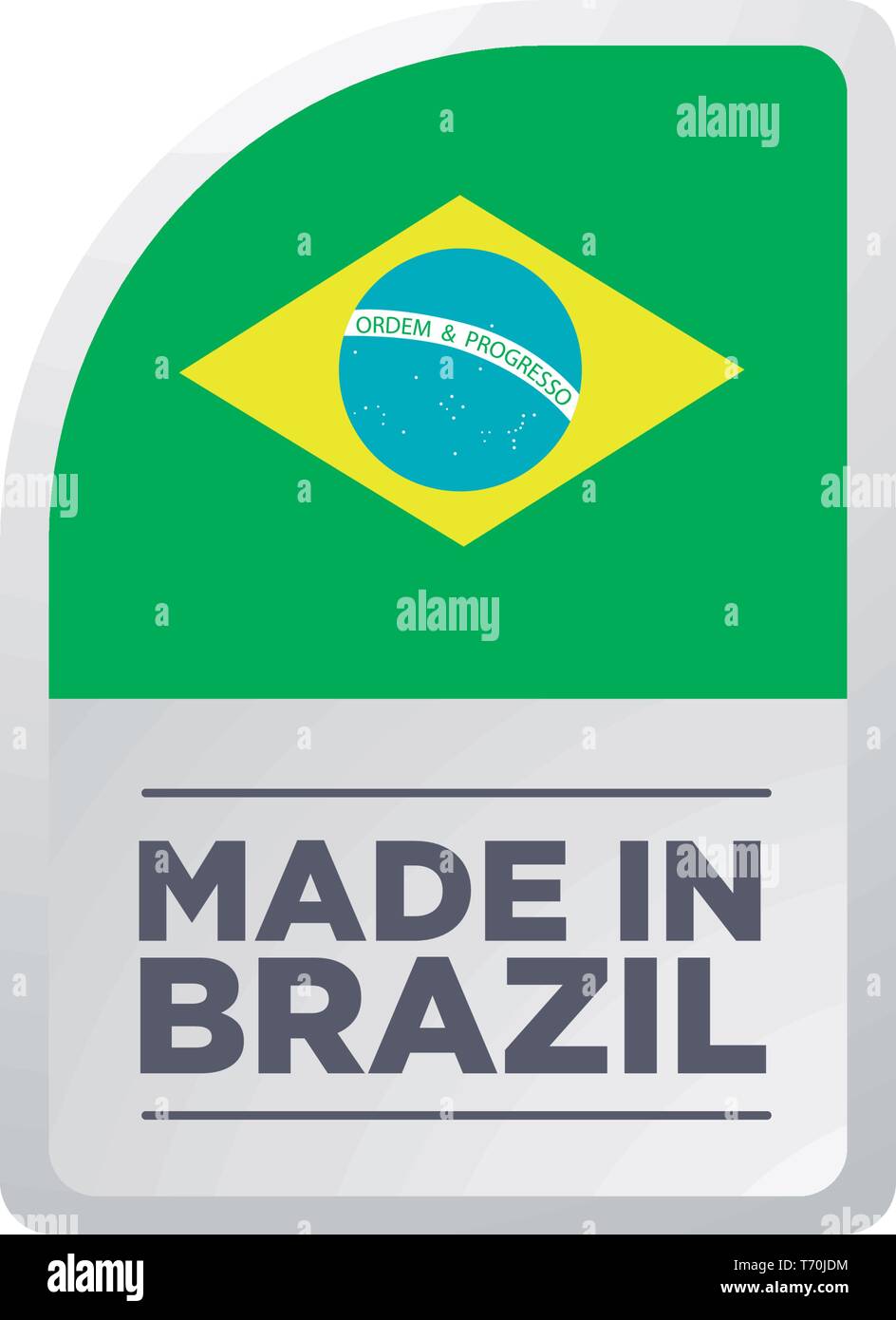 Brazil logo Stock Vector Images - Alamy
