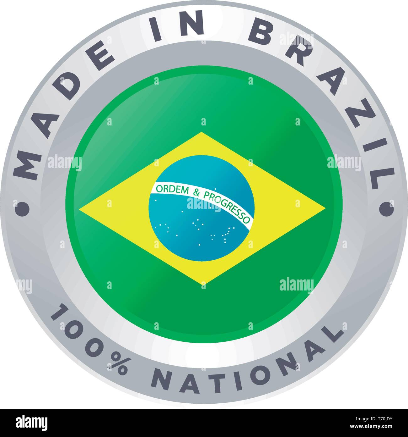 MADE IN BRAZIL Stock Vector Image & Art - Alamy