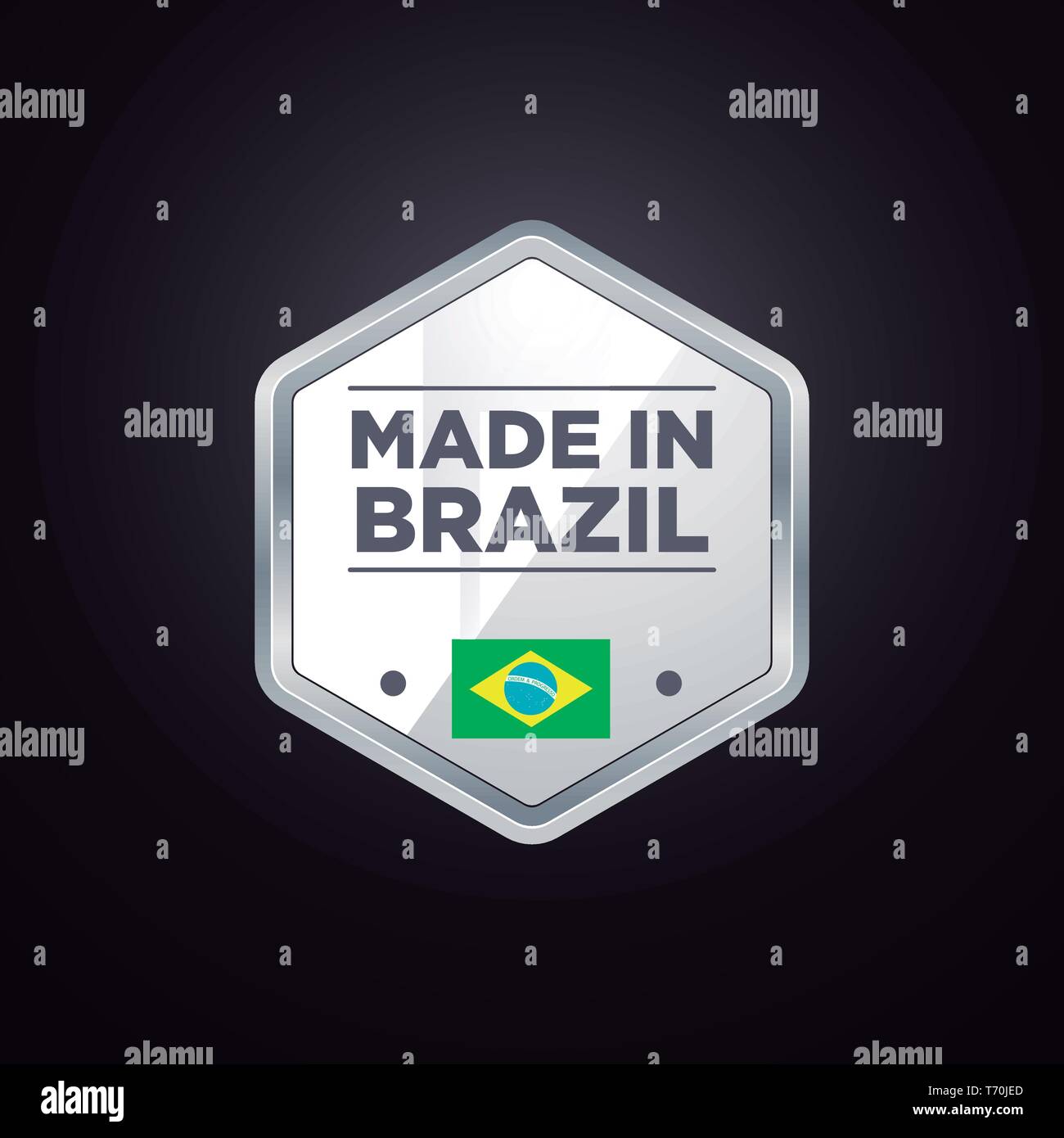 Made in brazil vector vectors hi-res stock photography and images - Alamy