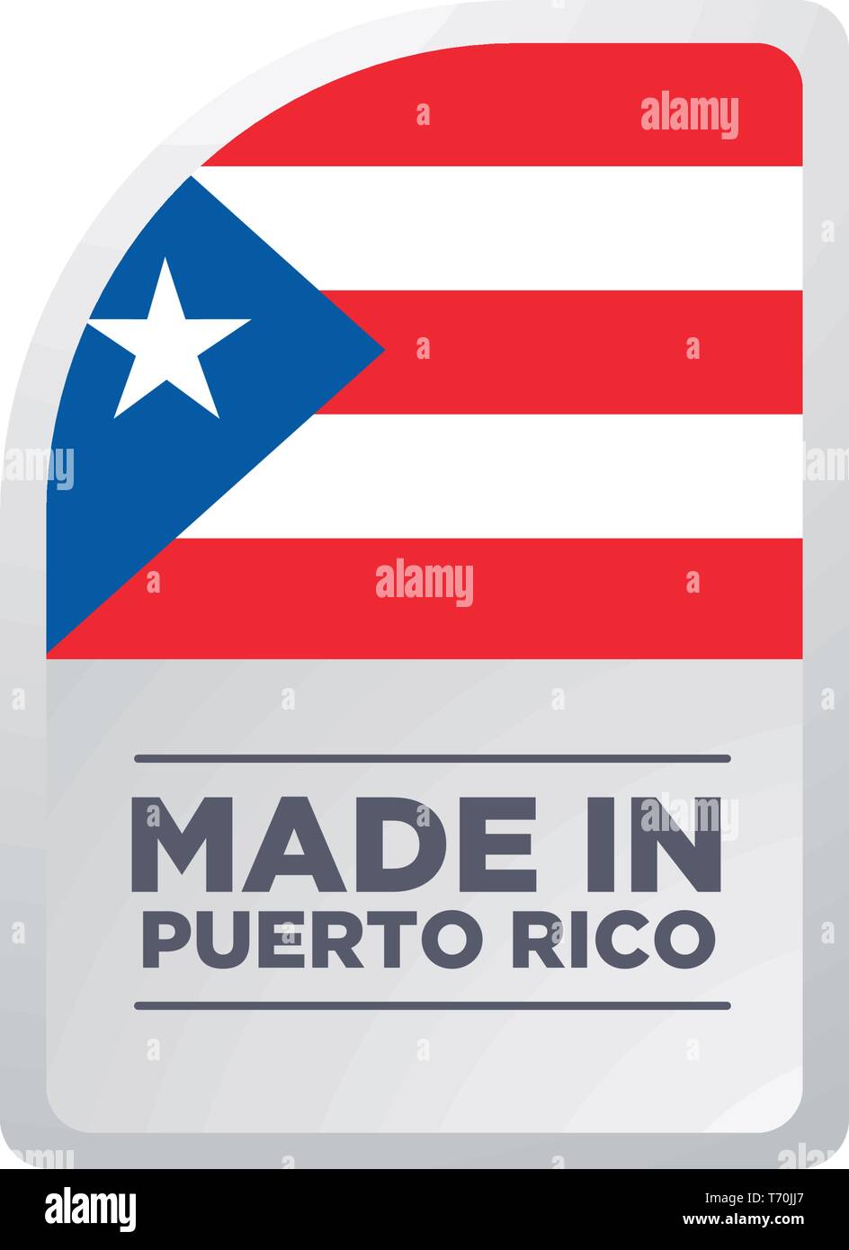 MADE IN PUERTO RICO Stock Vector Image & Art - Alamy