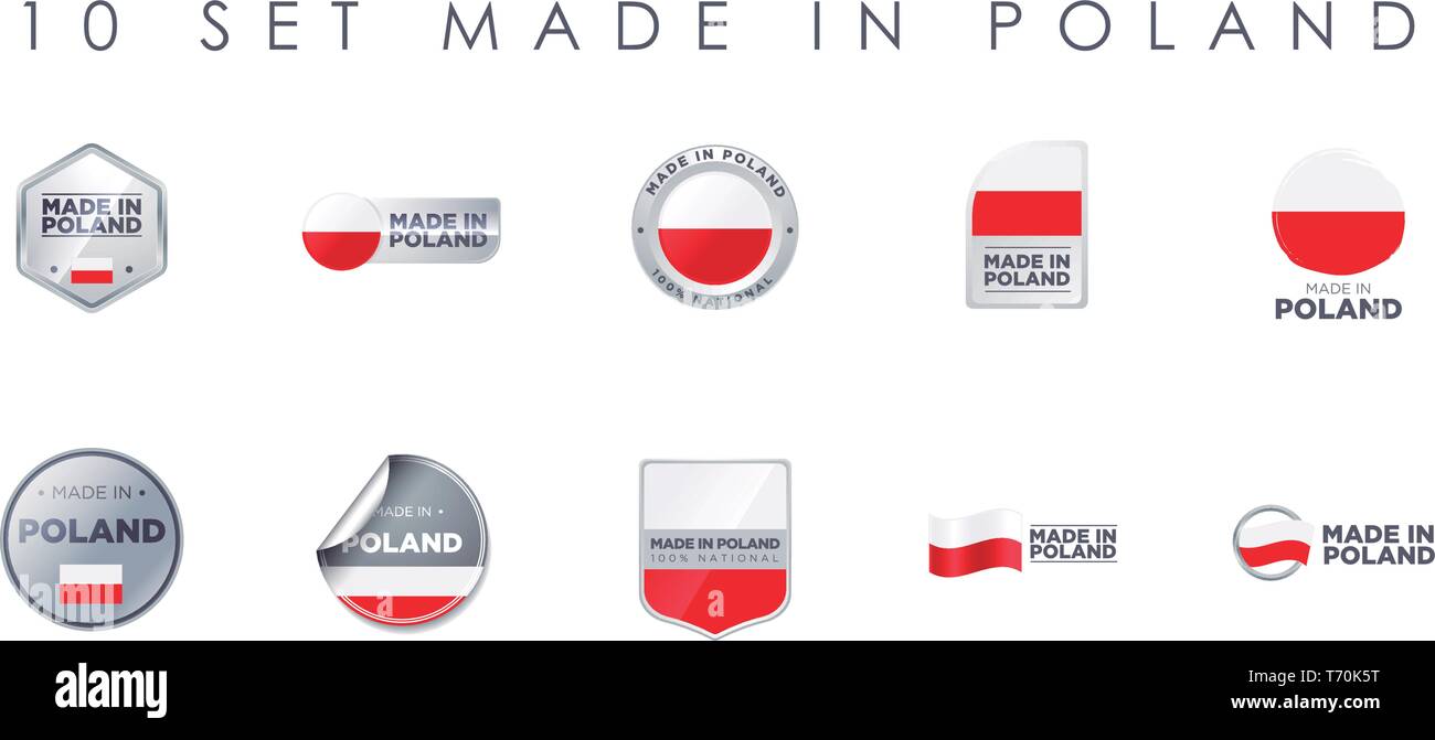Made Manufactured In Poland High Resolution Stock Photography and ...