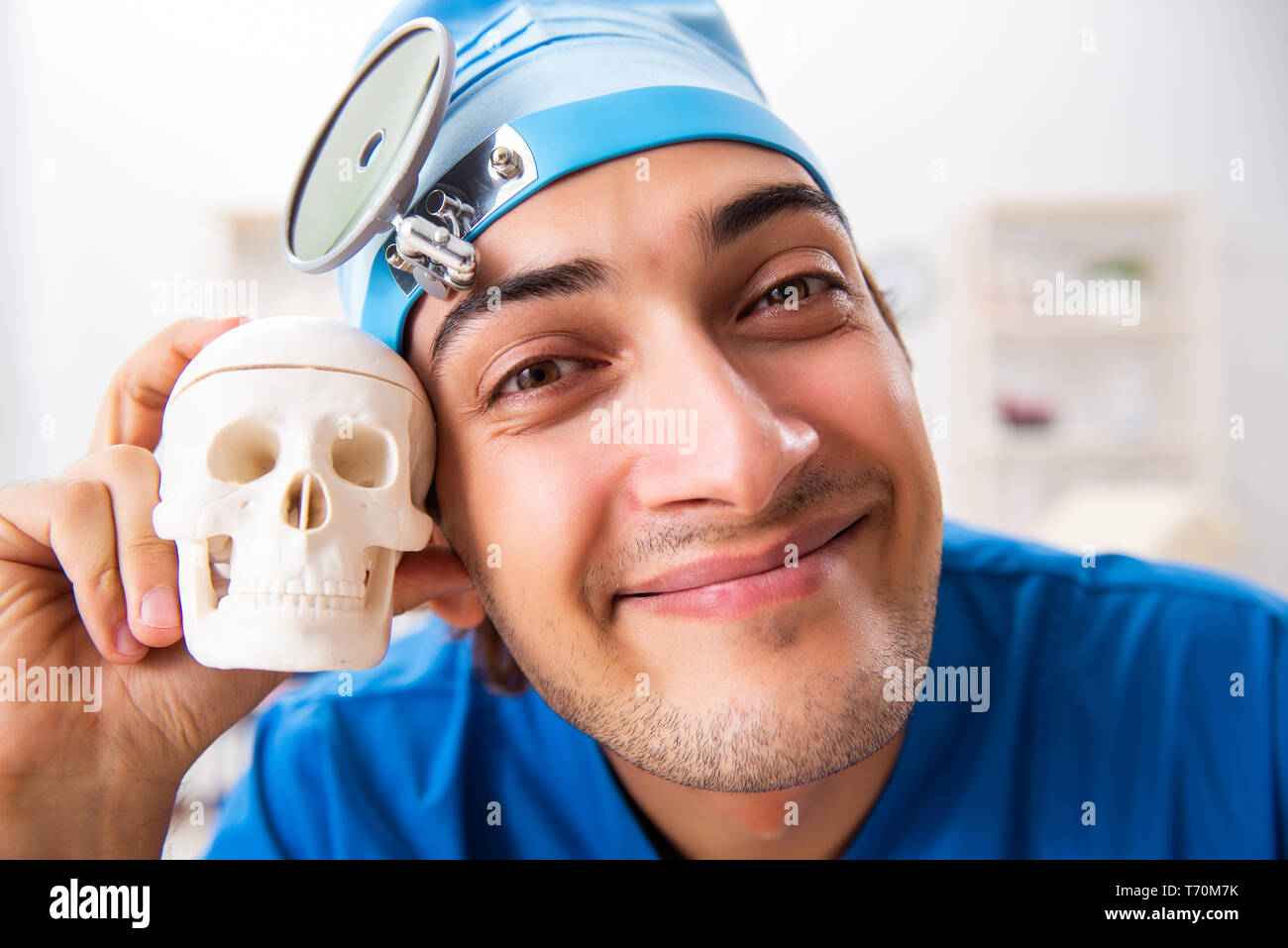 Doctor taking selfie clinic hi-res stock photography and images - Alamy