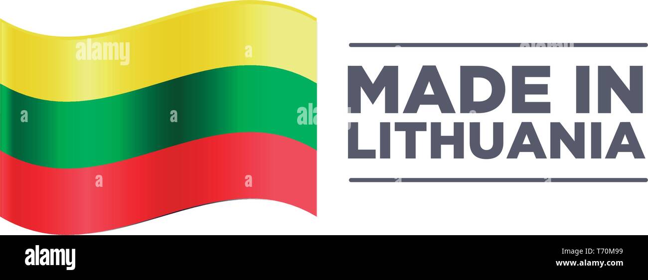 MADE IN LITHUANIA Stock Vector Image & Art - Alamy