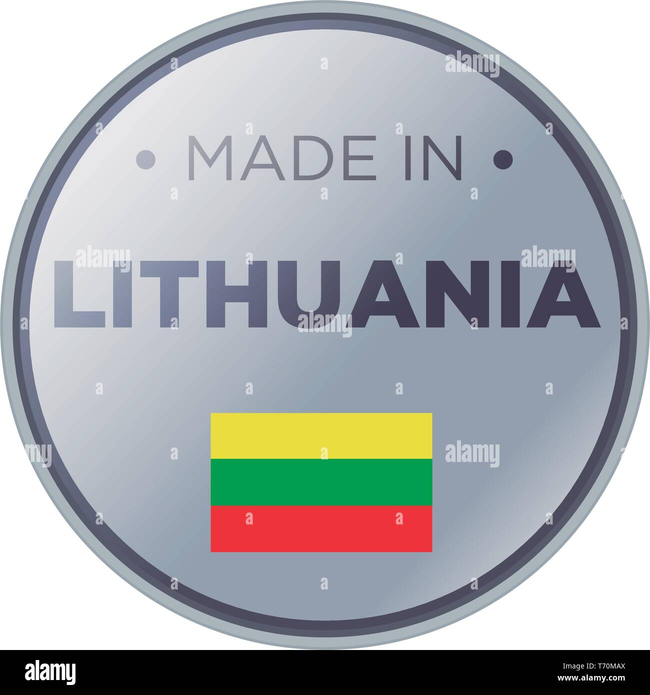 Made in lithuania vector vectors hi-res stock photography and images ...