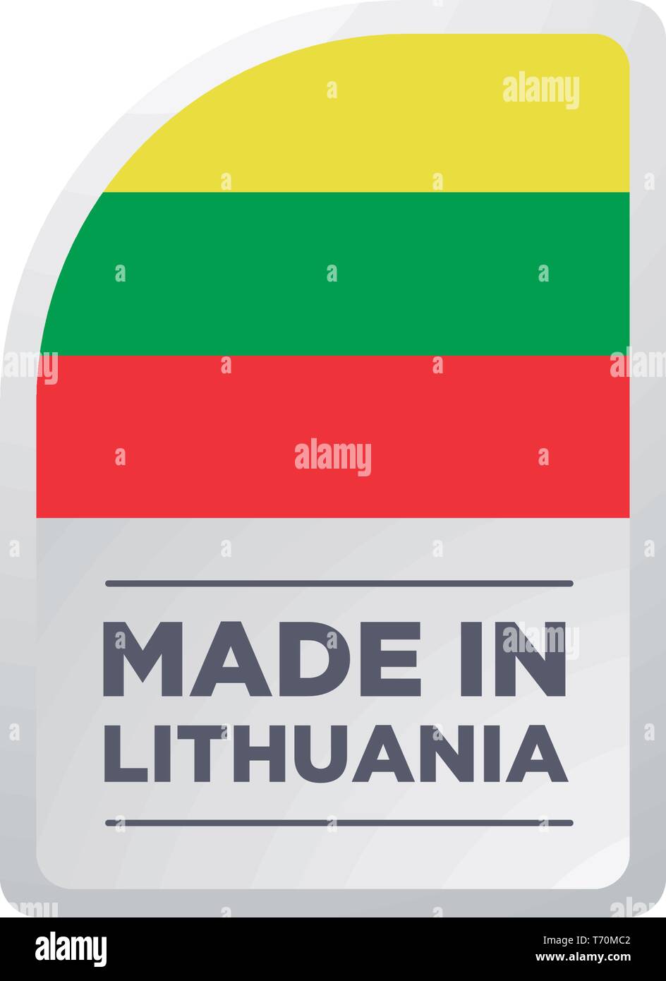 MADE IN LITHUANIA Stock Vector Image & Art - Alamy