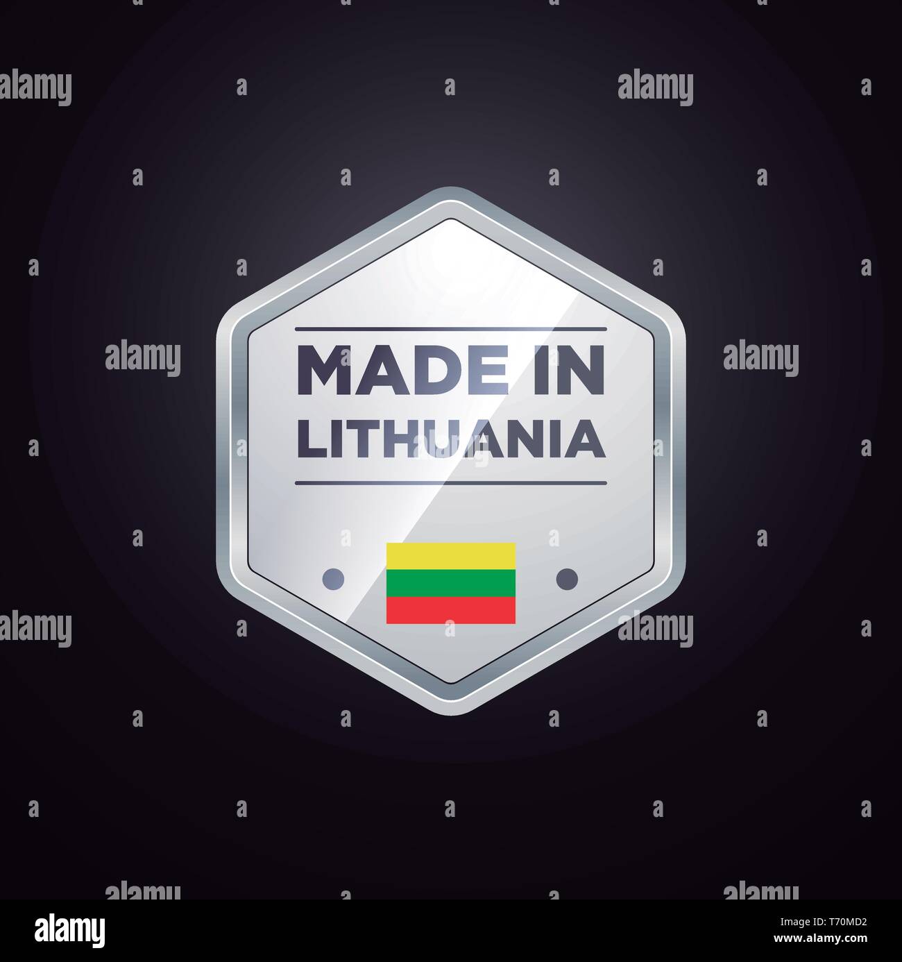 Made In Lithuania Vector Vectors High Resolution Stock Photography and ...