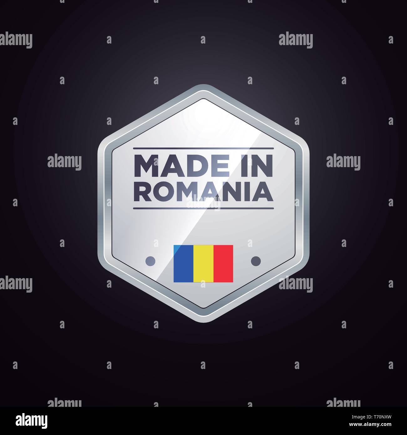 MADE IN ROMANIA Stock Vector Image & Art - Alamy