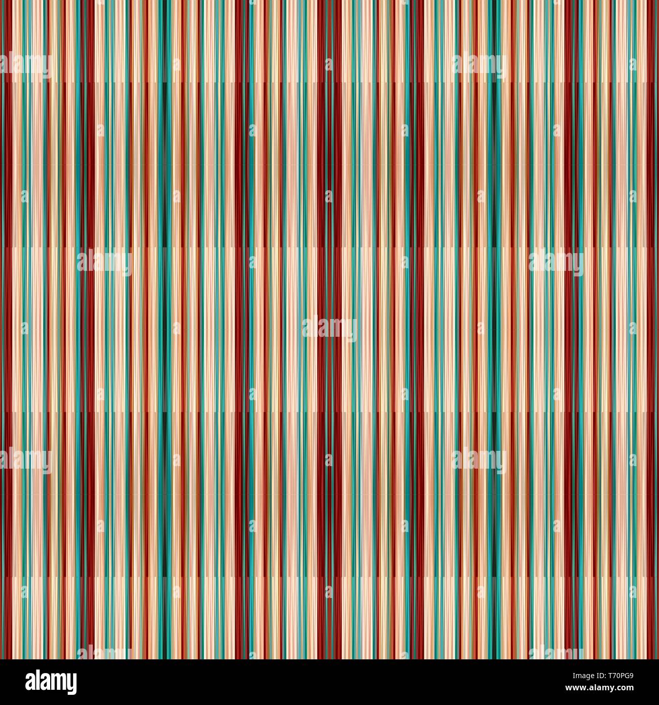 seamless vertical lines wallpaper pattern with tan, burly wood and teal ...