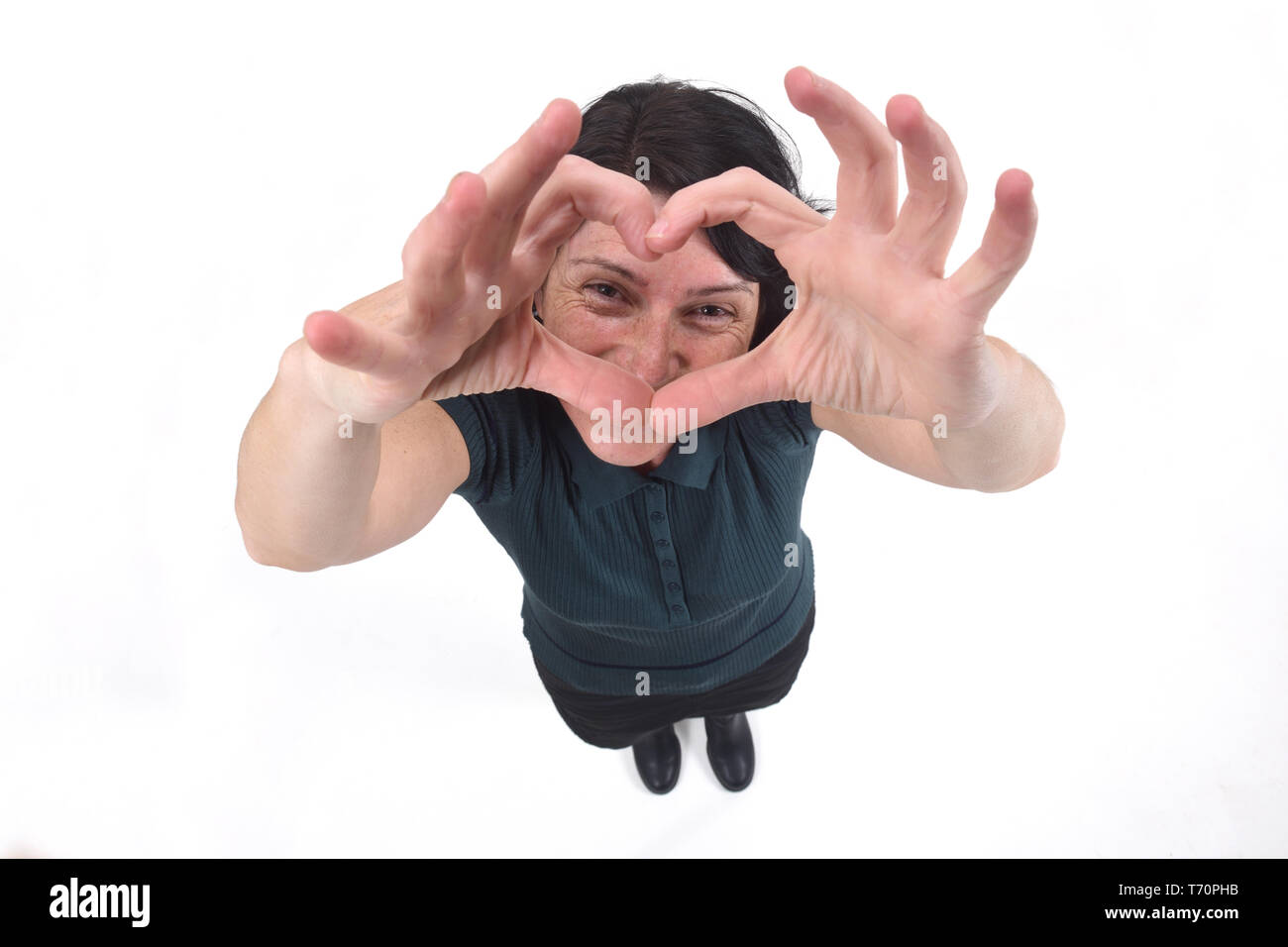 Hands doing heart sign hi-res stock photography and images - Alamy