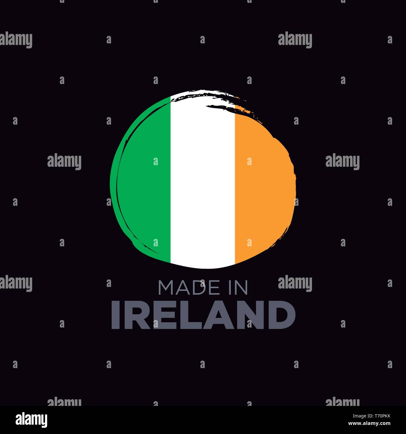 Made in ireland stamp Stock Vector Images - Alamy