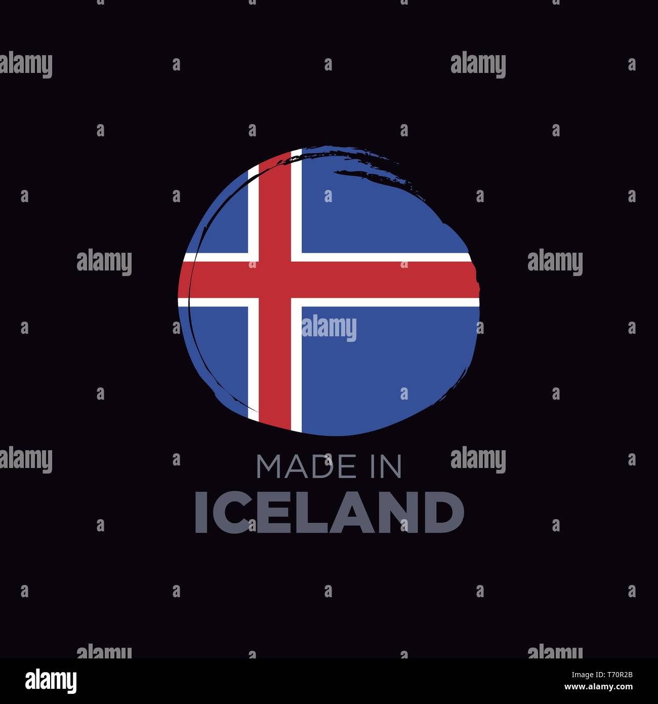 Iceland logo Stock Vector Images - Alamy