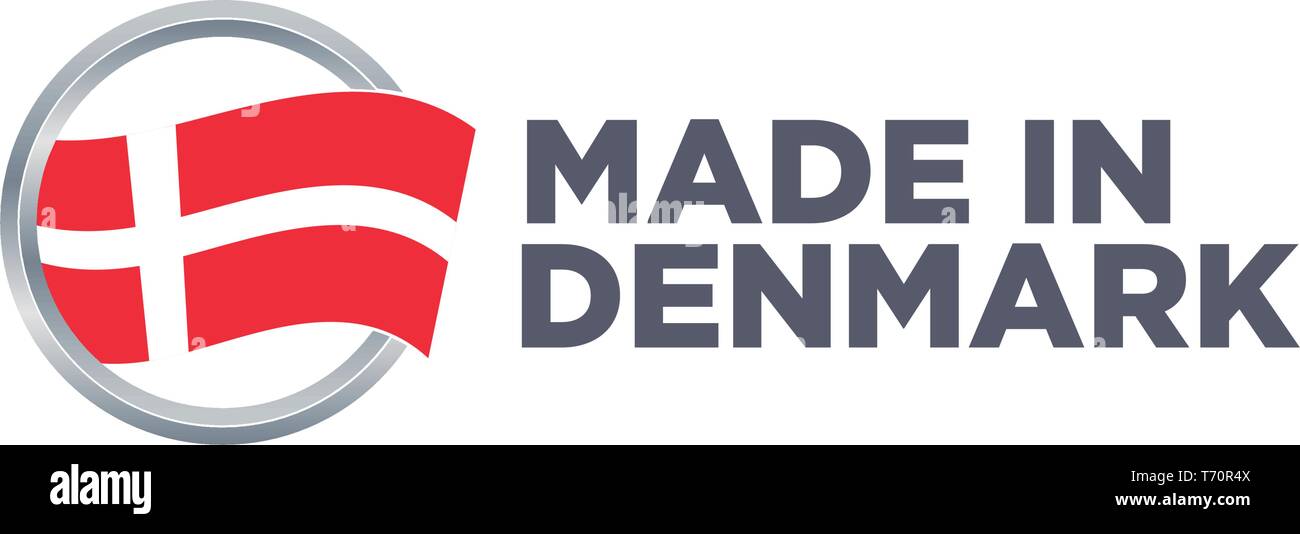 MADE IN DENMARK Stock Vector Image & Art - Alamy