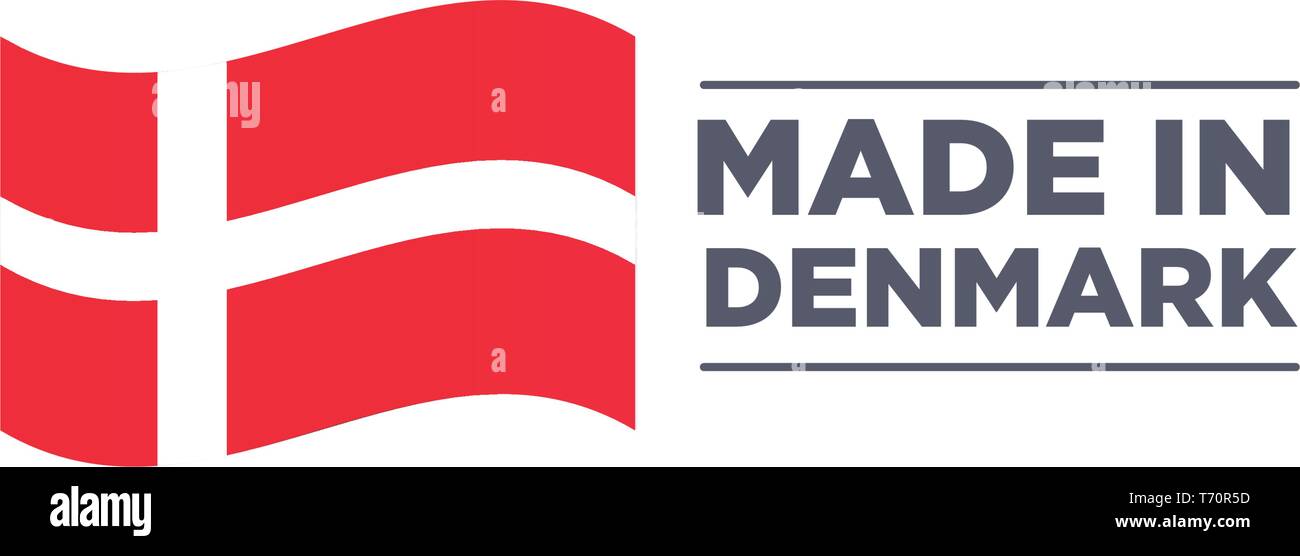 Made in denmark badge Stock Vector Images - Alamy