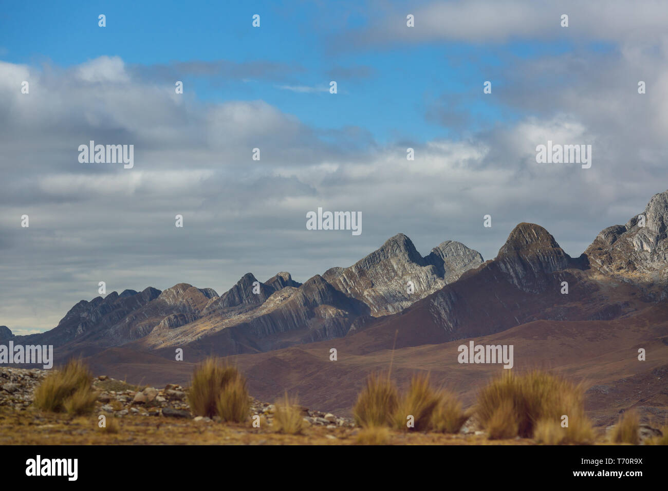Mountains in Peru Stock Photo - Alamy