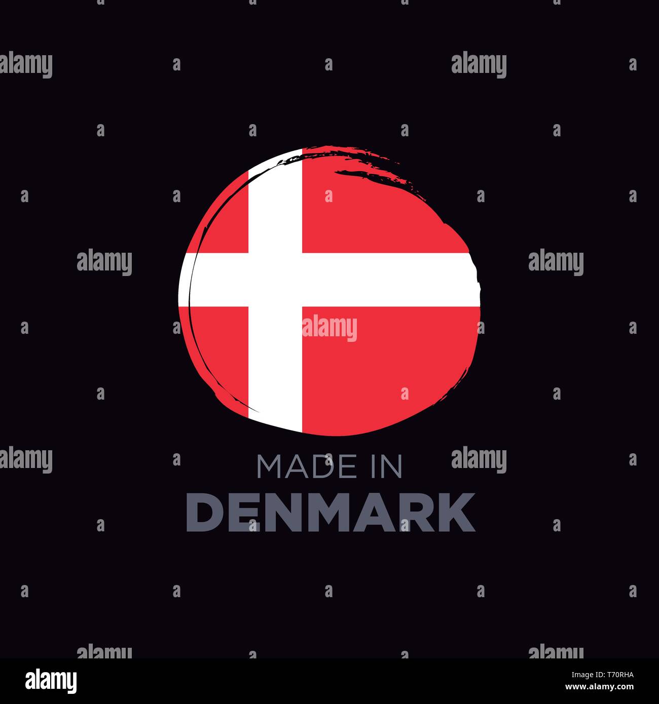 Made in denmark vector vectors hi-res stock photography and images - Alamy
